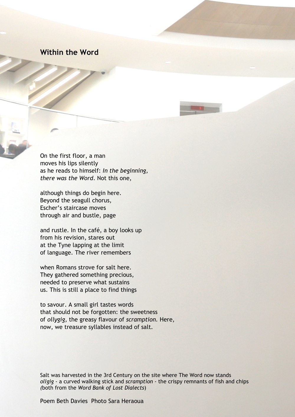 THE WORD POEMS – BETH DAVIES - The Writing Squad